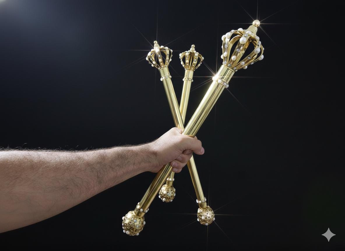 The Scepter of Kings. Power Mace Egyptian Pharaoh Scepter: Metal Ritual ...