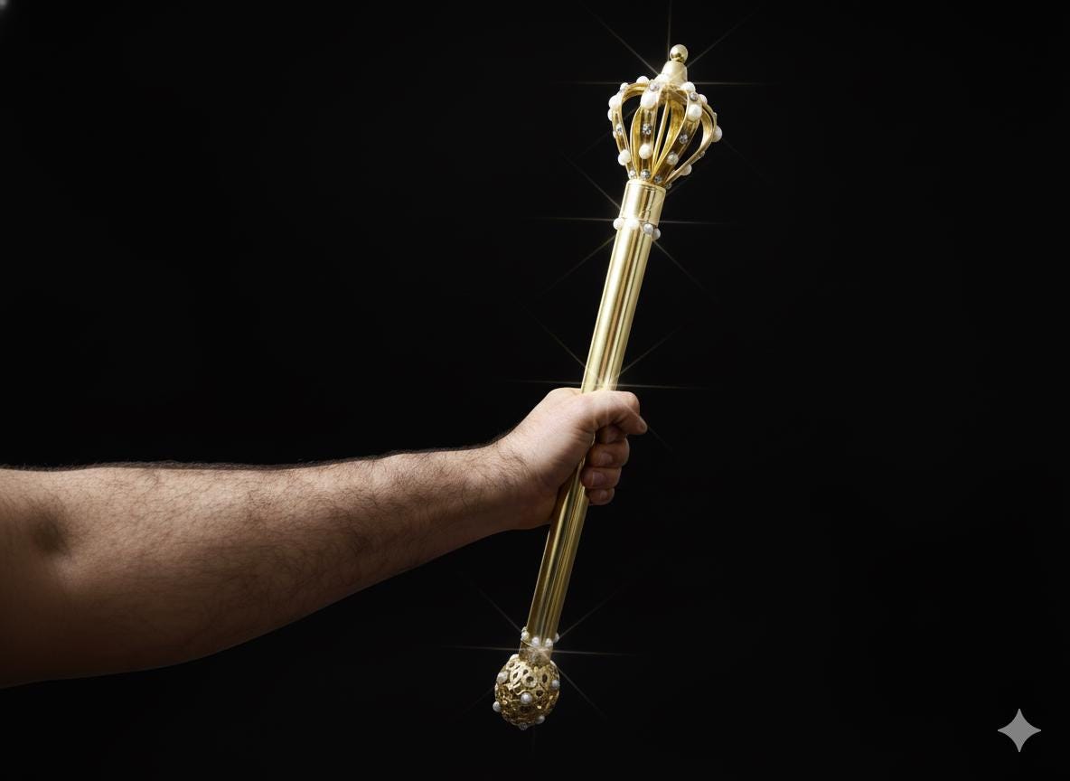 The Scepter of Kings. Power Mace Egyptian Pharaoh Scepter: Metal Ritual ...