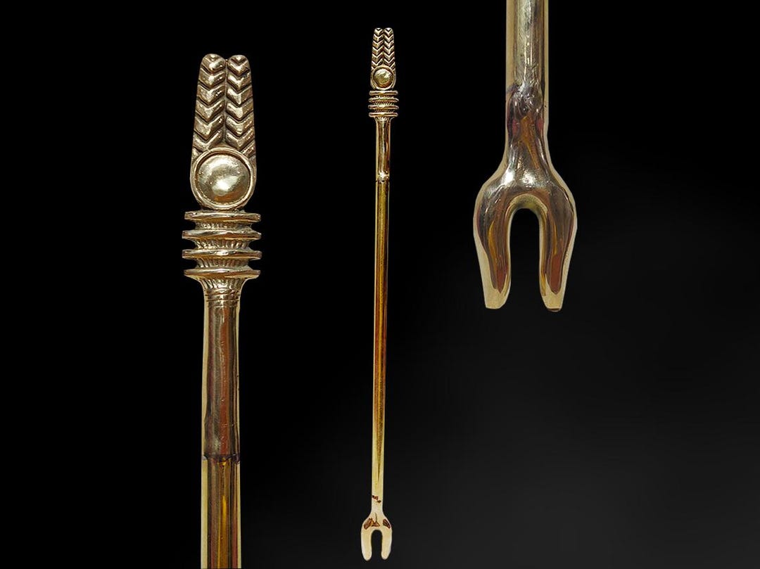 Raw Copper Egyptian Scepter: Pharaonic Djed Replica - Etsy