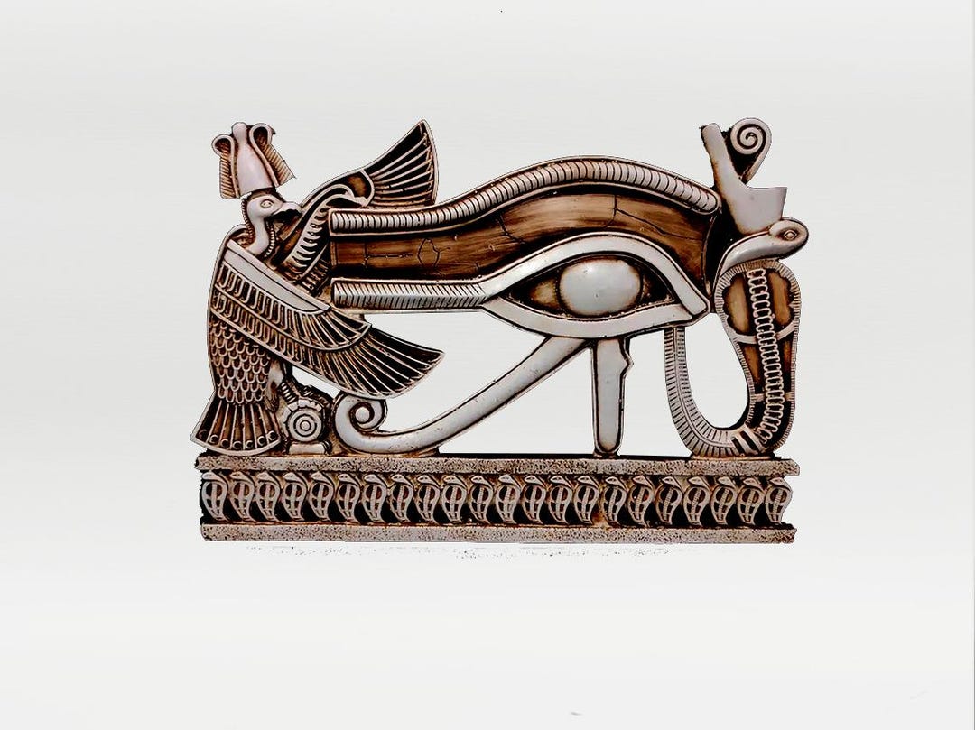 Handmade Eye of Horus Wall Plaque: Egyptian Decor - Etsy