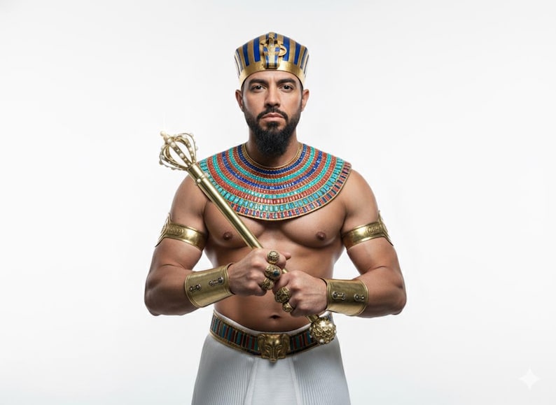 The Scepter of Kings. Power Mace Egyptian Pharaoh Scepter: Metal Ritual ...