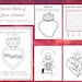 Sacred Heart of Jesus Worksheet Bundle, Christian Coloring Pages, Bible ...