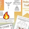 Sacred Heart of Jesus Worksheet Bundle, Christian Coloring Pages, Bible ...