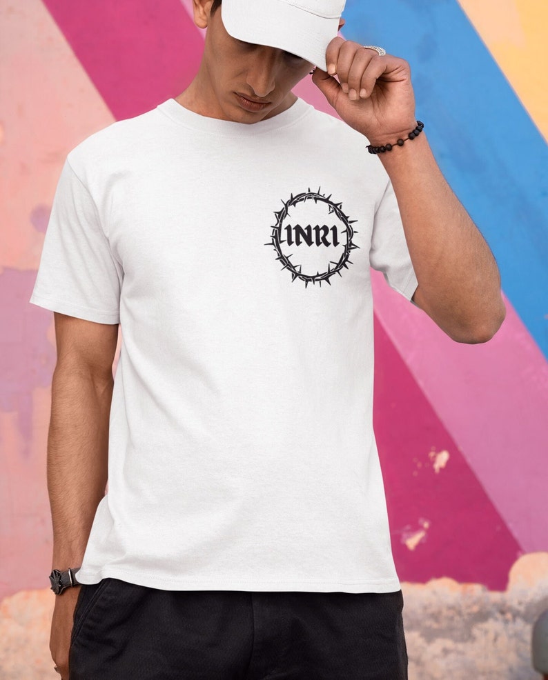 INRI Shirt, Jesus of Nazareth, King of the Jews, Catholic Christian ...