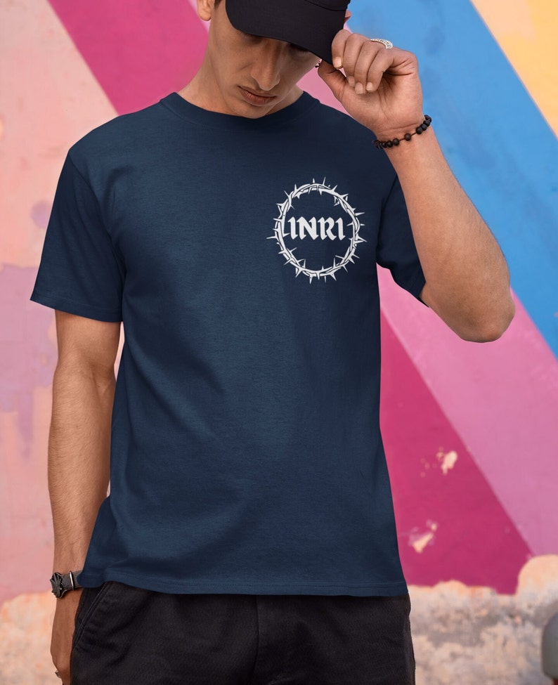 INRI Shirt, Jesus of Nazareth, King of the Jews, Catholic Christian ...