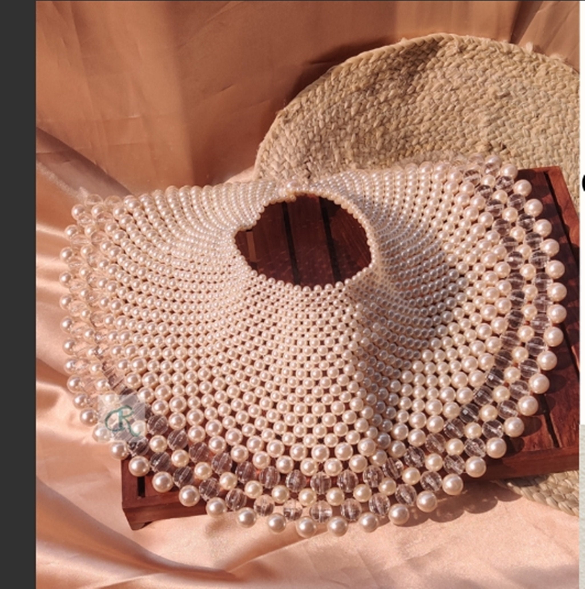 Pearl Collar Cape White/off White Pearls Beaded Body - Etsy