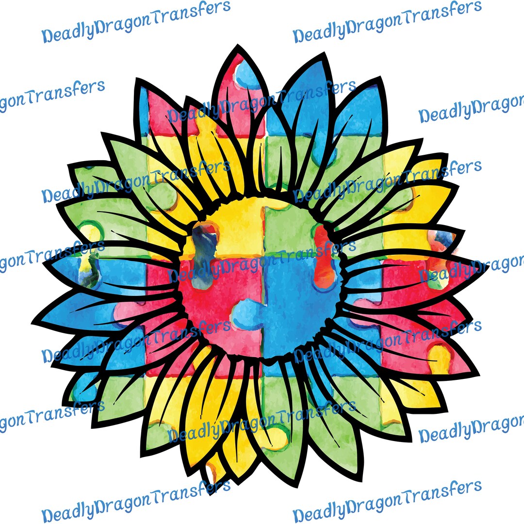 Sunflower Awareness - Ready to Press - DTF Transfer - Etsy