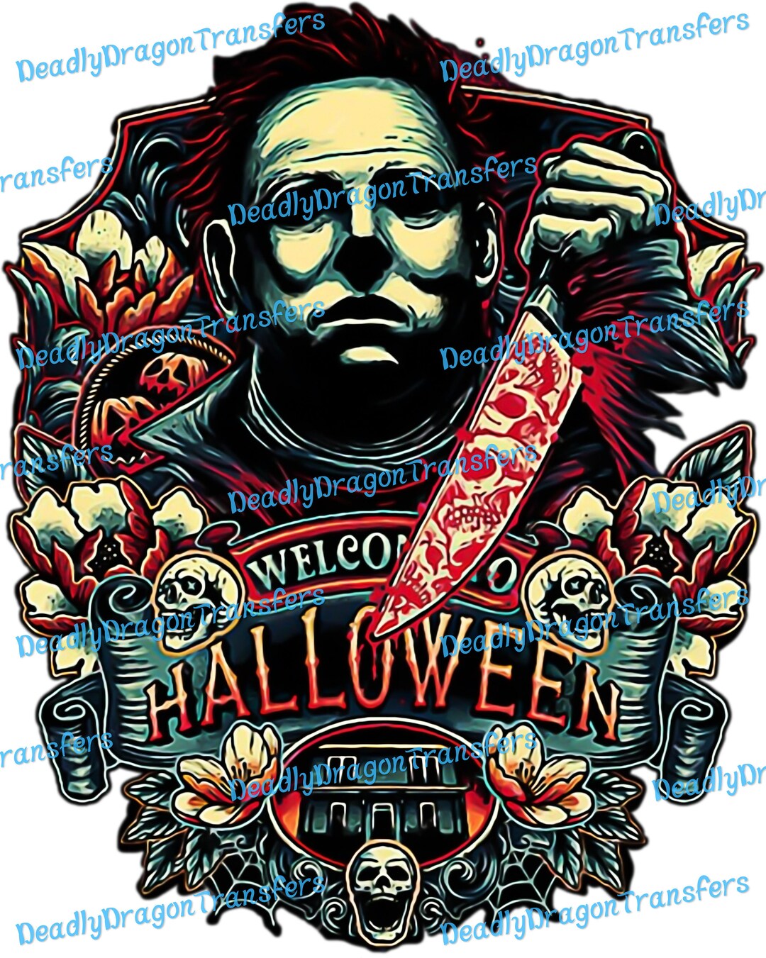 Masked Killer - Ready to Press - DTF Transfer - Etsy