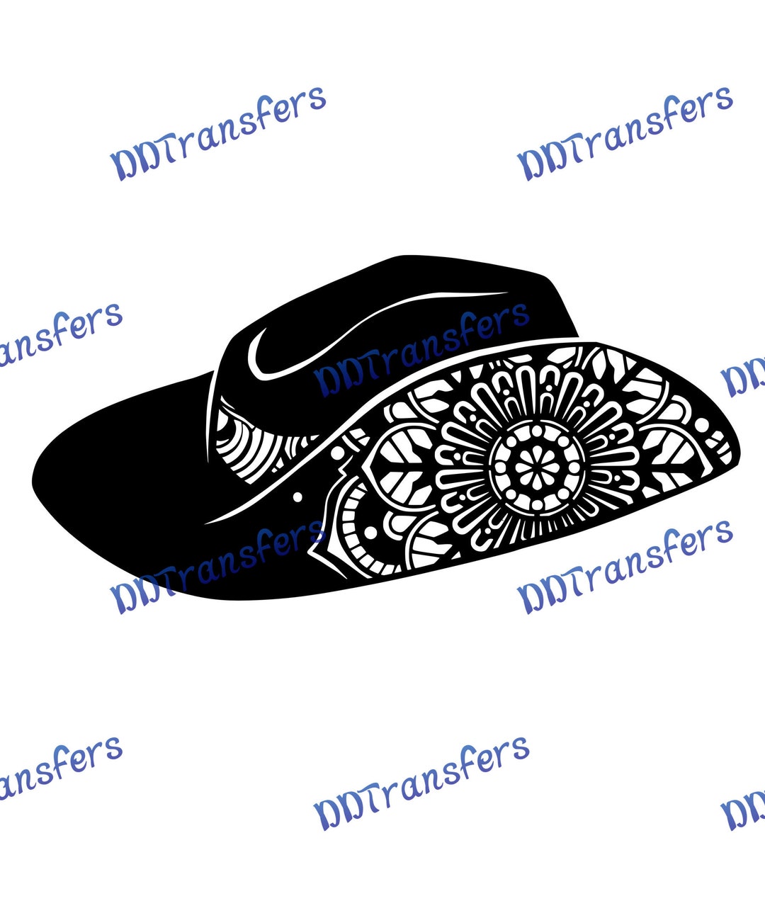 Mandala Hat - Ready to Press - DTF Transfer - Etsy