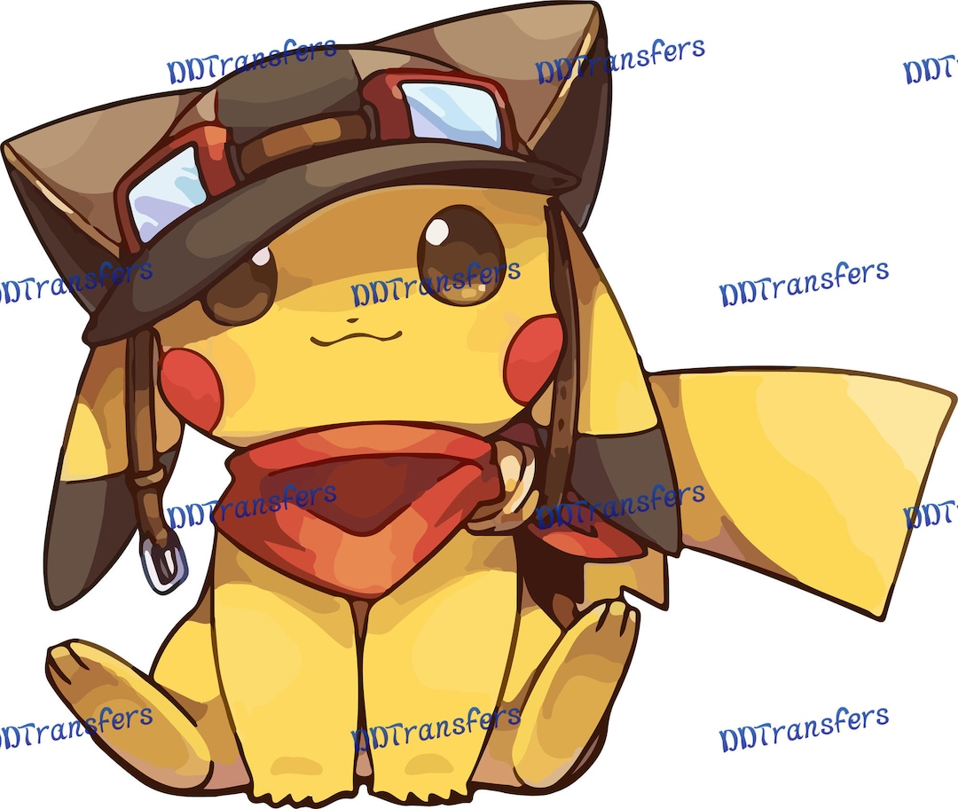 Fan Art Pocket Monster Cute Pika - Ready to Press - DTF Transfer - Etsy