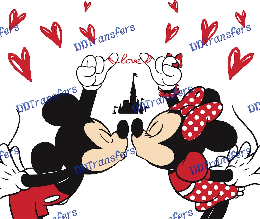 Fan Art - Magical Mouse Kiss - Ready to Press - DTF Transfer - Etsy