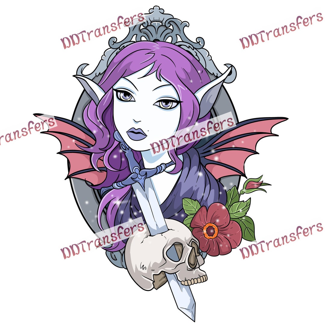 Gothic Pixie - Ready to Press - DTF Transfer - Etsy