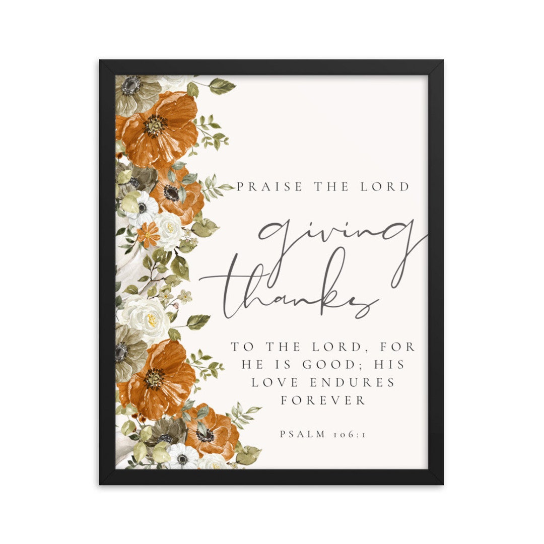 Giving Thanks Fall Wall Decor | Spiritual | Religious Wall Art ...