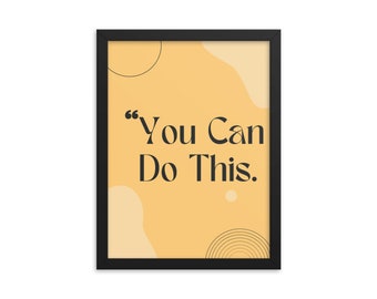 You Can Do This Poster - Etsy