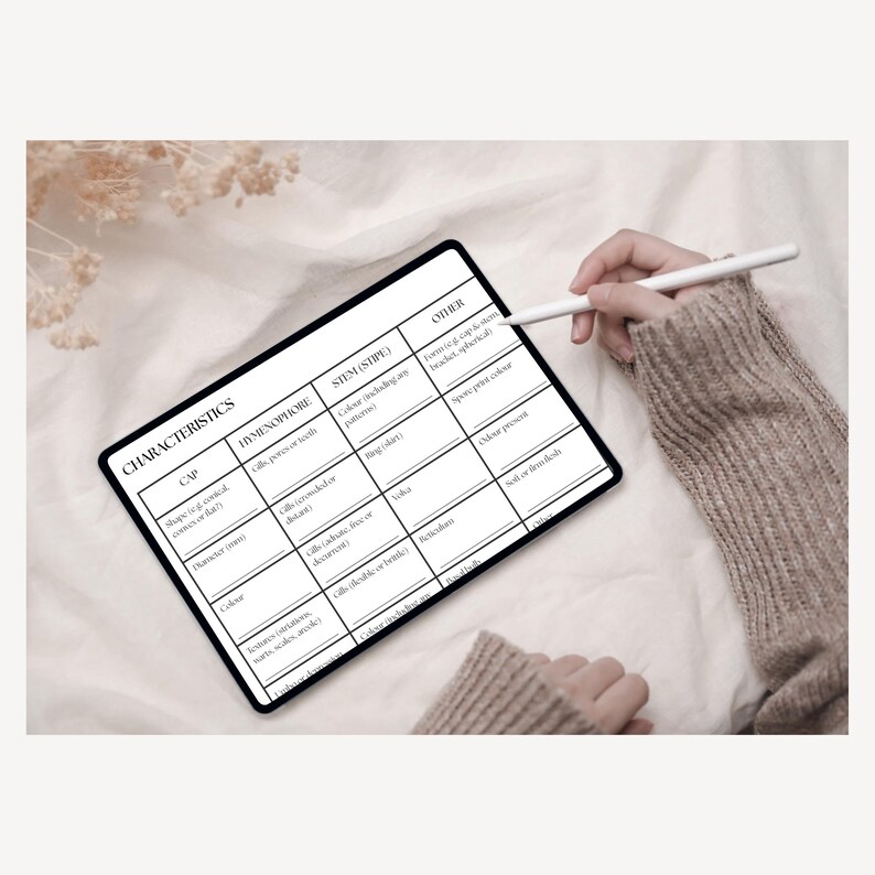 Digital Foraging Journal, Printable Foraging Journal, Foragers Field ...