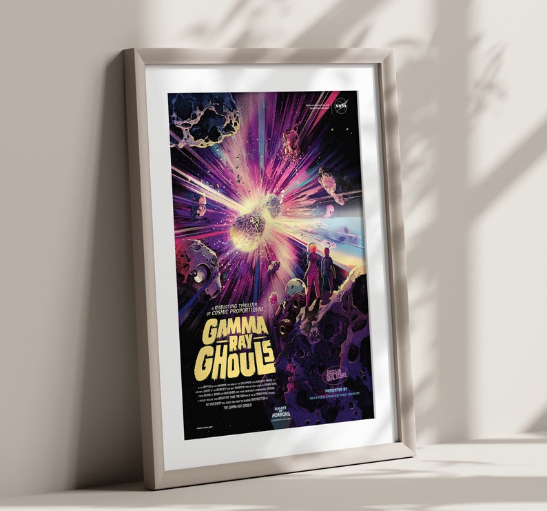 NASA Space Print Gamma Ray Ghouls Space Travel Decor Space Print Nasa ...