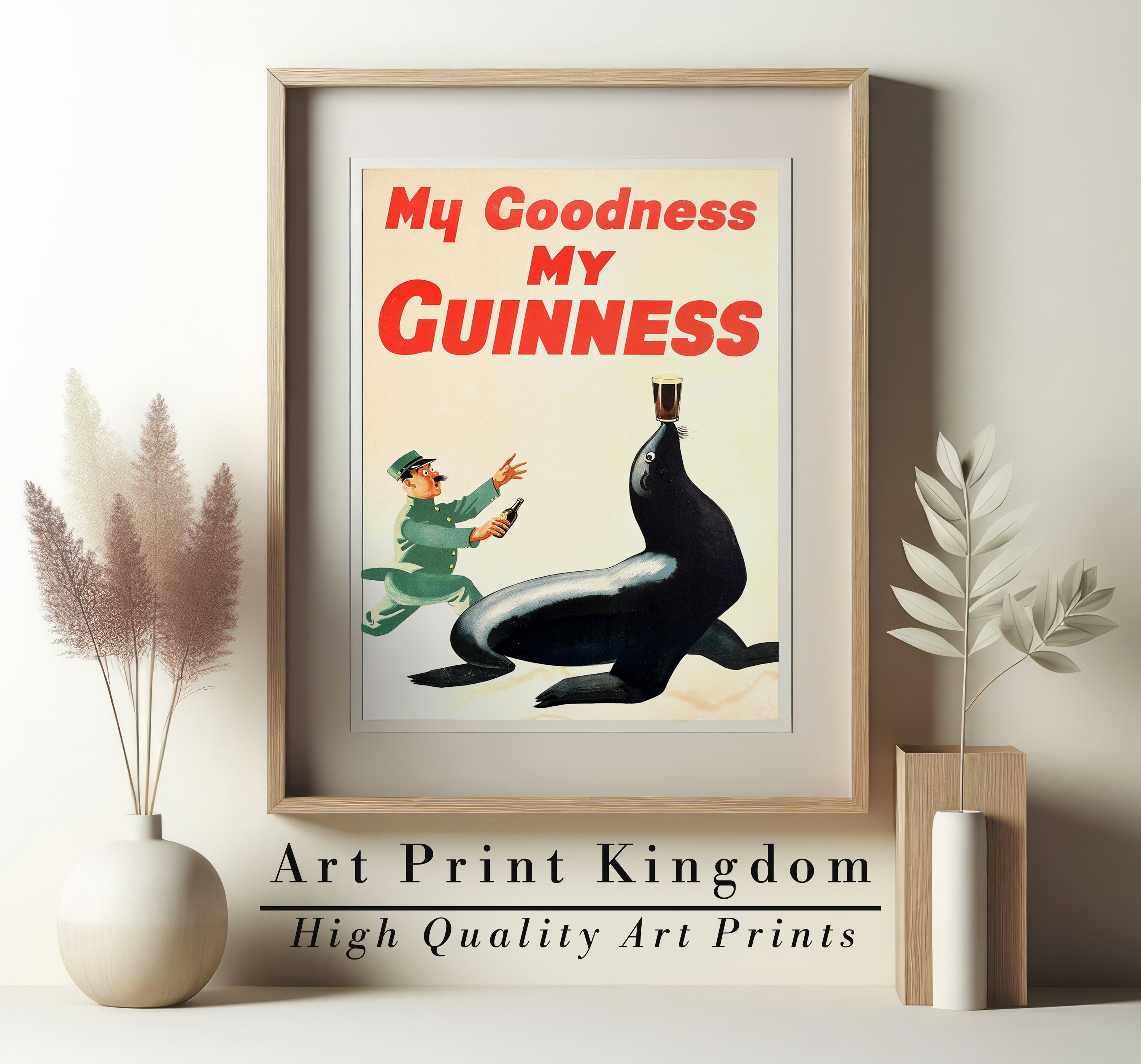 Guinness Guinness Poster Guinness Print Guinness Decor Vintage Print ...