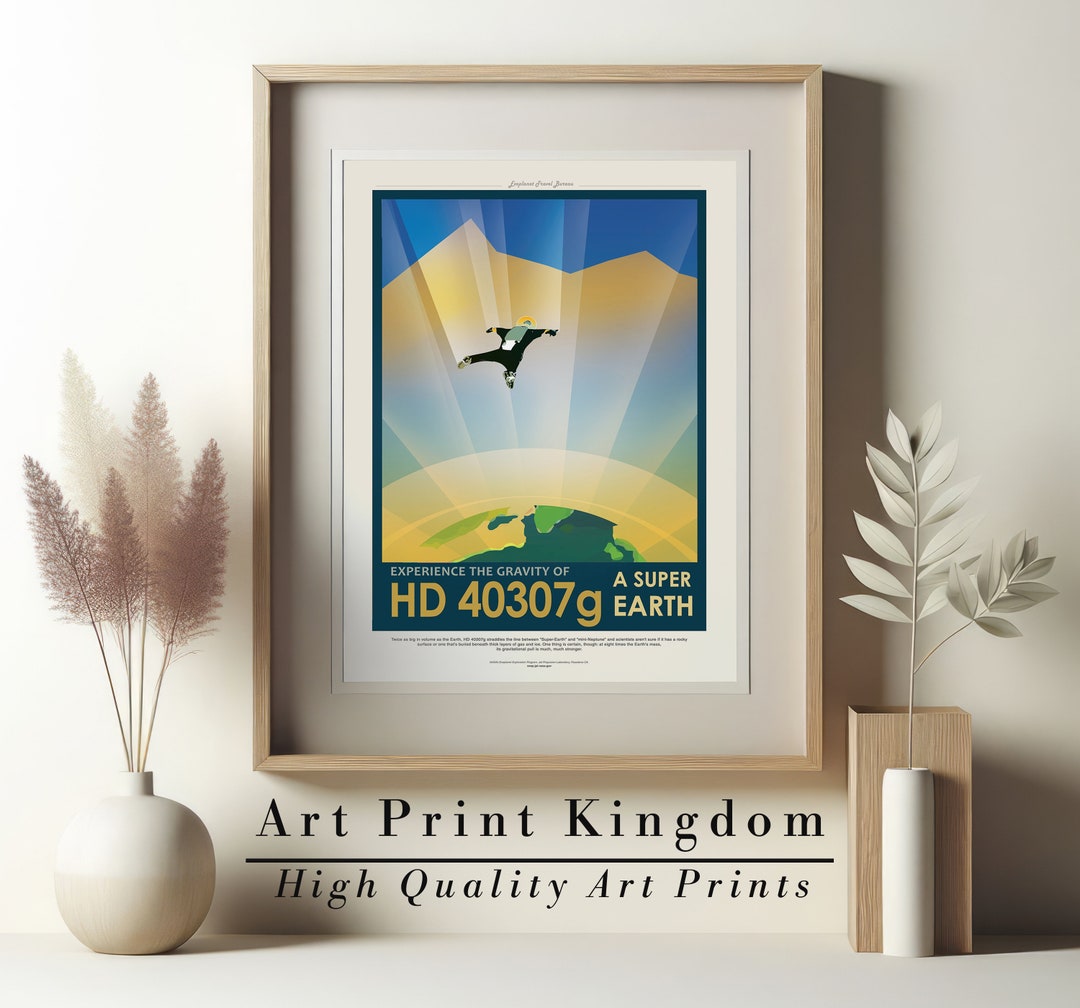 NASA Space Print HD 40307g Print Space Travel Decor Space Print Nasa ...