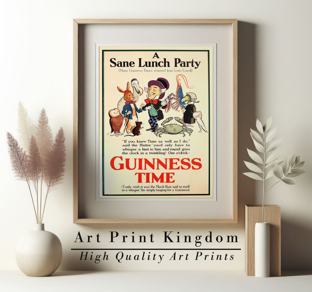 Guinness Guinness Poster Guinness Print Guinness Decor Vintage Print ...