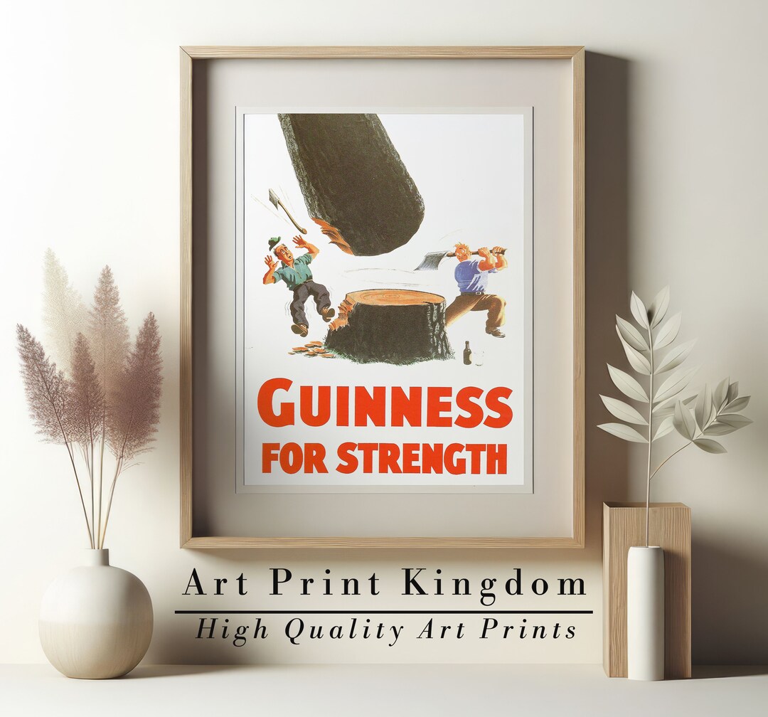 Guinness Guinness Poster Guinness Print Guinness Decor Vintage Print ...