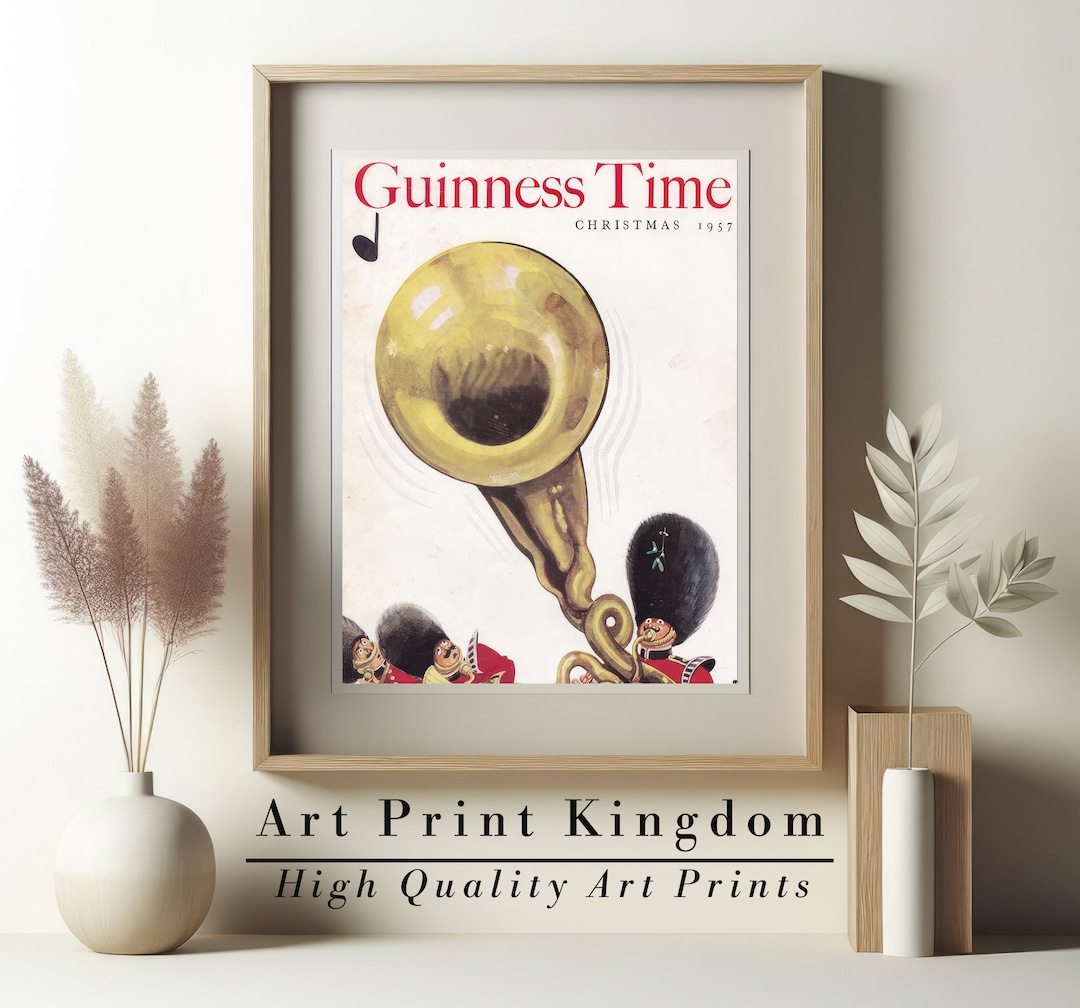 Guinness Guinness Poster Guinness Print Guinness Decor Vintage Print ...