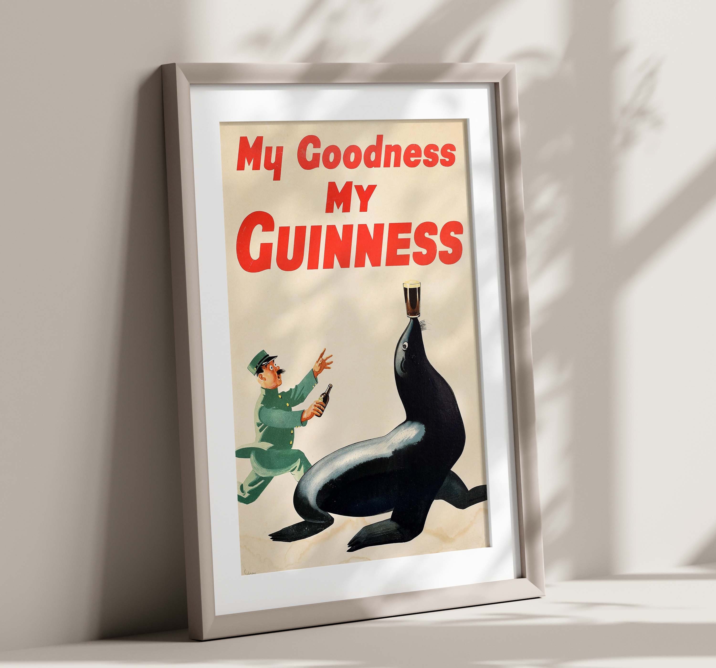 Guinness Guinness Poster Guinness Print Guinness Decor Vintage Print ...