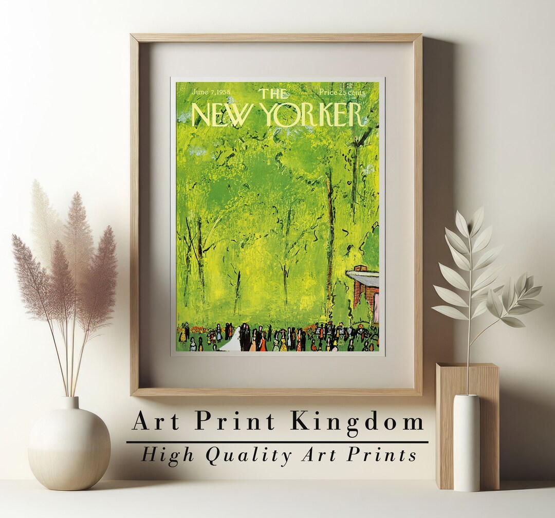 The New Yorker June 7, 1958 the New Yorker Print Vintage Wall Print ...