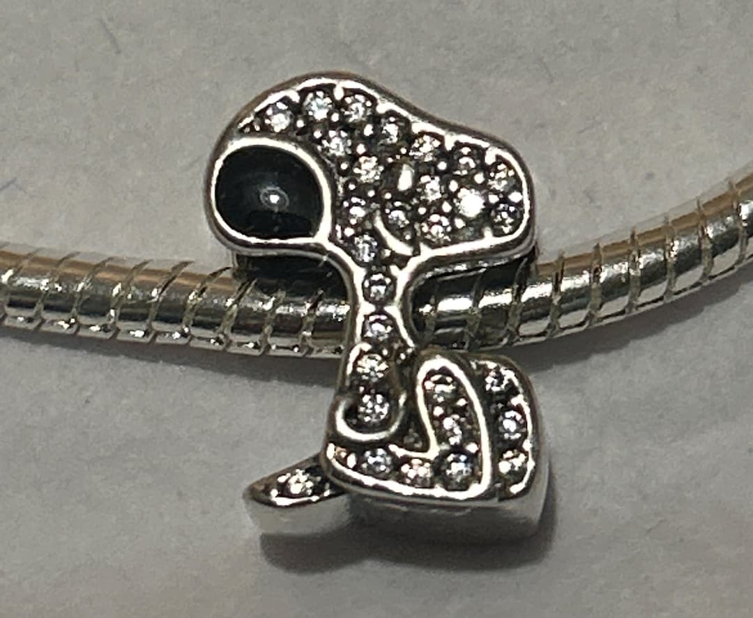 Snoopy Pandora Style Bracelet Charm - Etsy