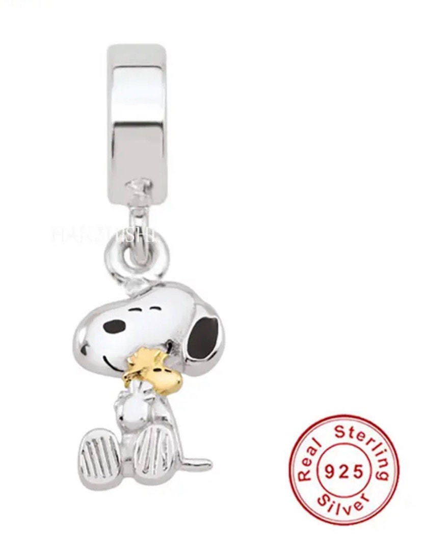 Snoopy Pandora Style Bracelet Charm - Etsy