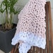 Chunky Hand Knit Blanket - Standard - Etsy