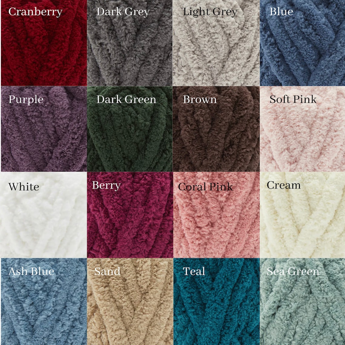 Chunky Hand Knit Blanket - Standard - Etsy