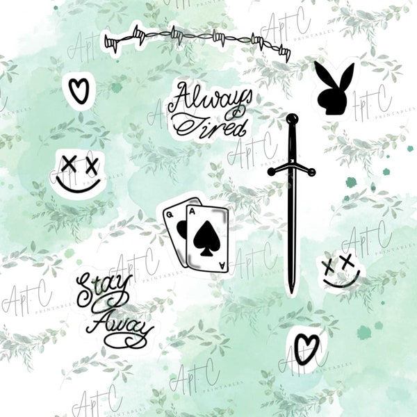 Tattoo Sticker - Etsy