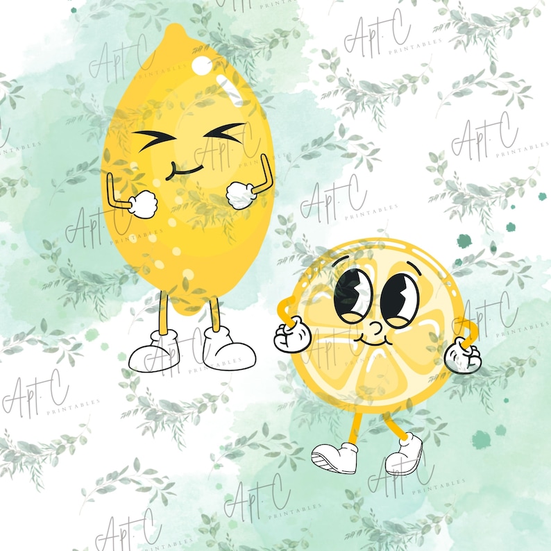 Sour Lemon Cartoon PNG JPG, Cute Lemon Png, Lemon Clipart, Lemon Png ...