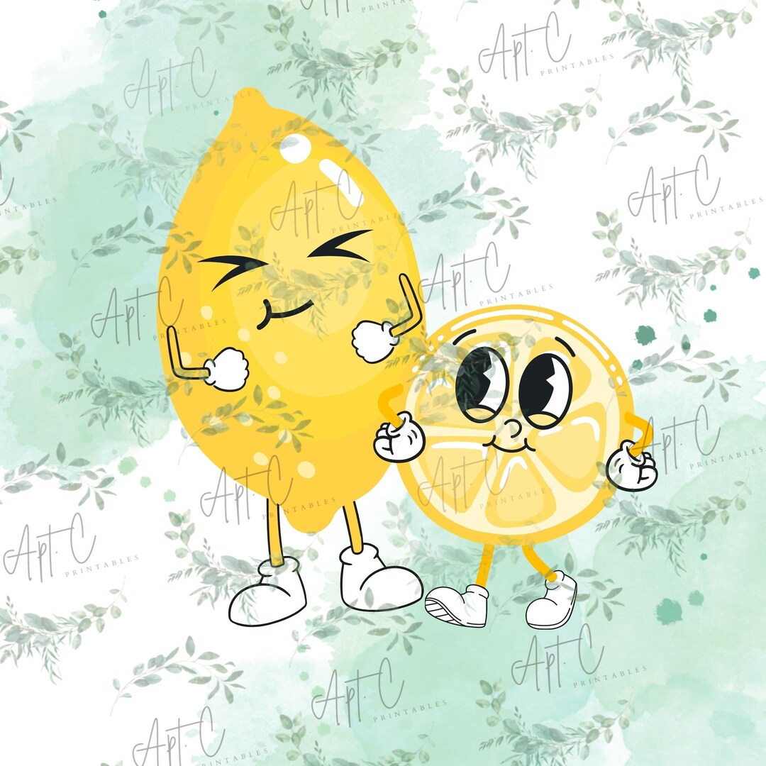 Sour Lemon Cartoon PNG JPG, Cute Lemon Png, Lemon Clipart, Lemon Png ...
