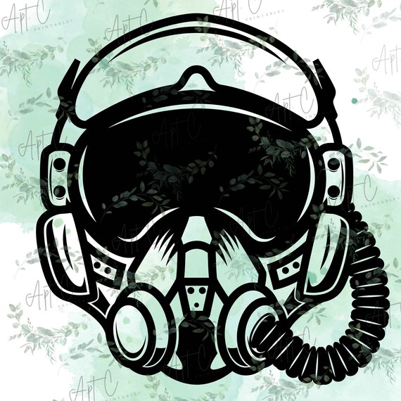 Fighter Pilot Helmet Drawing