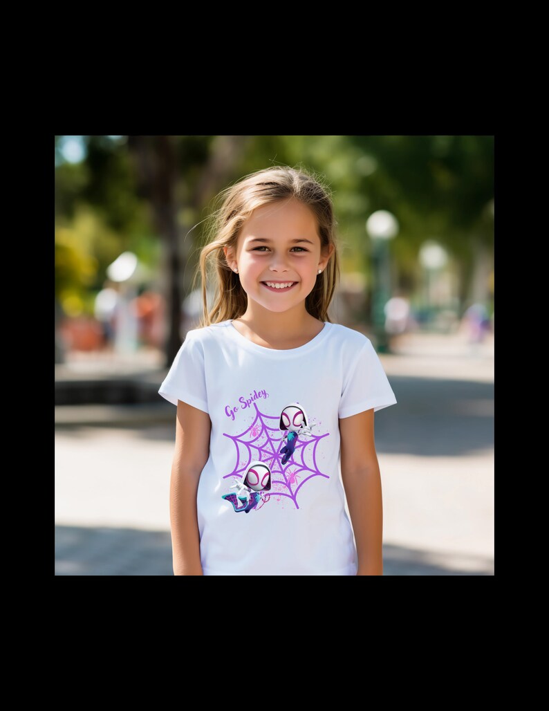 Spidey Girl PNG Template | Editable Superhero Girl Design | Digital ...