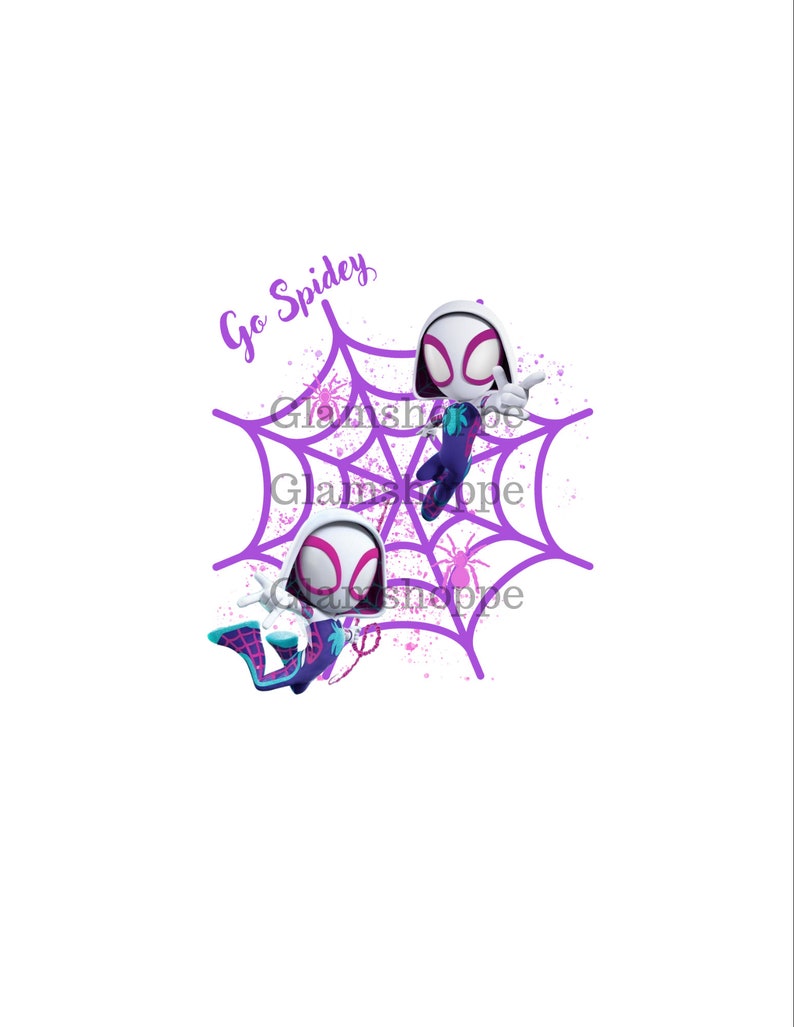 Spidey Girl PNG Template | Editable Superhero Girl Design | Digital ...