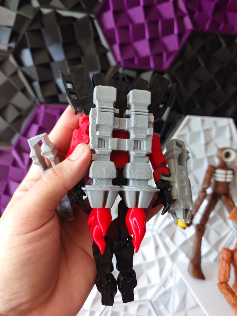 Mega Titan Speaker Man Articulated | Skibidi Toilet 17cm or 7inch ...