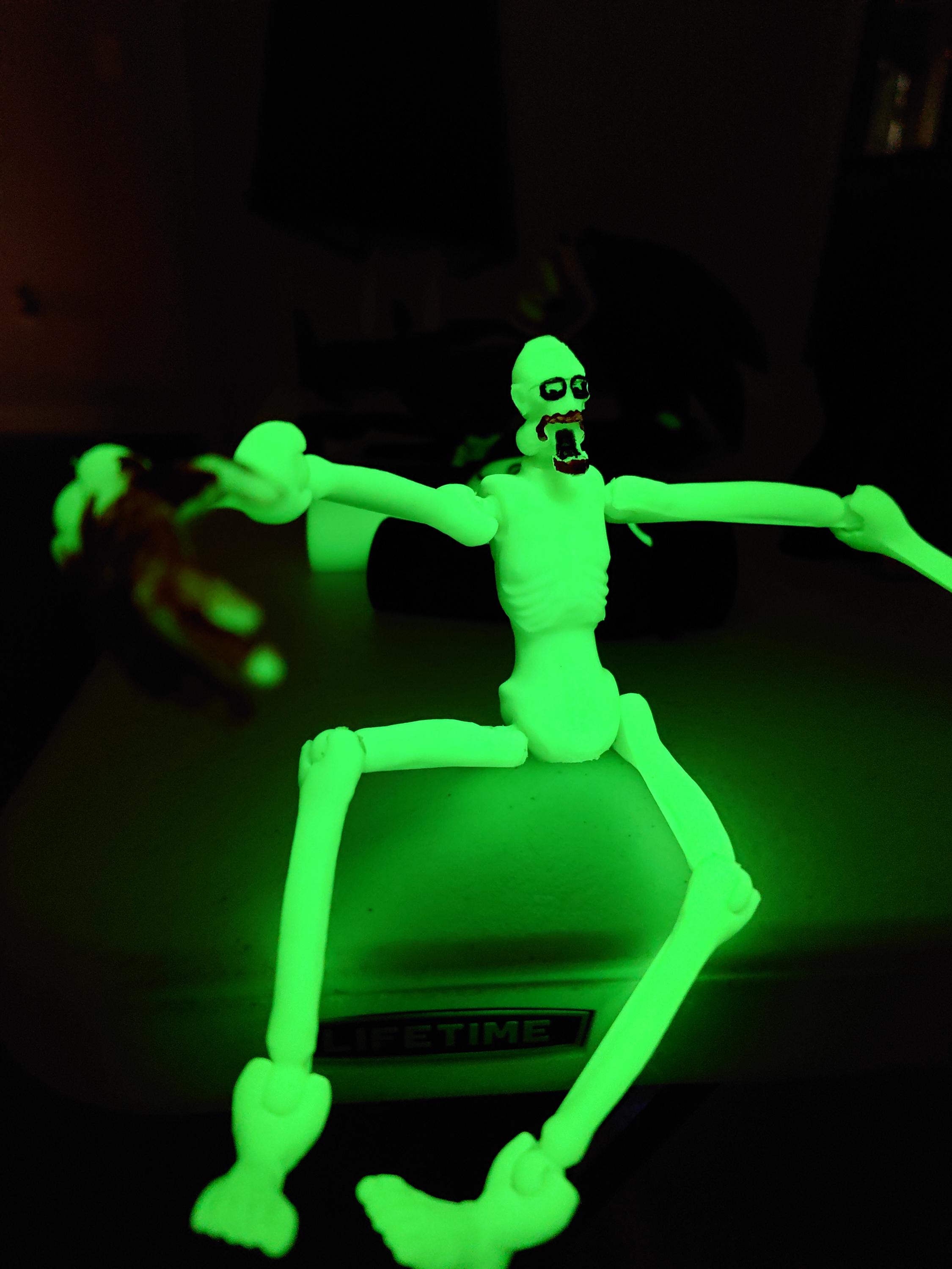 Trevor Henderson SCP - 096 Modest, Shy - Articulated Glow in the Dark ...