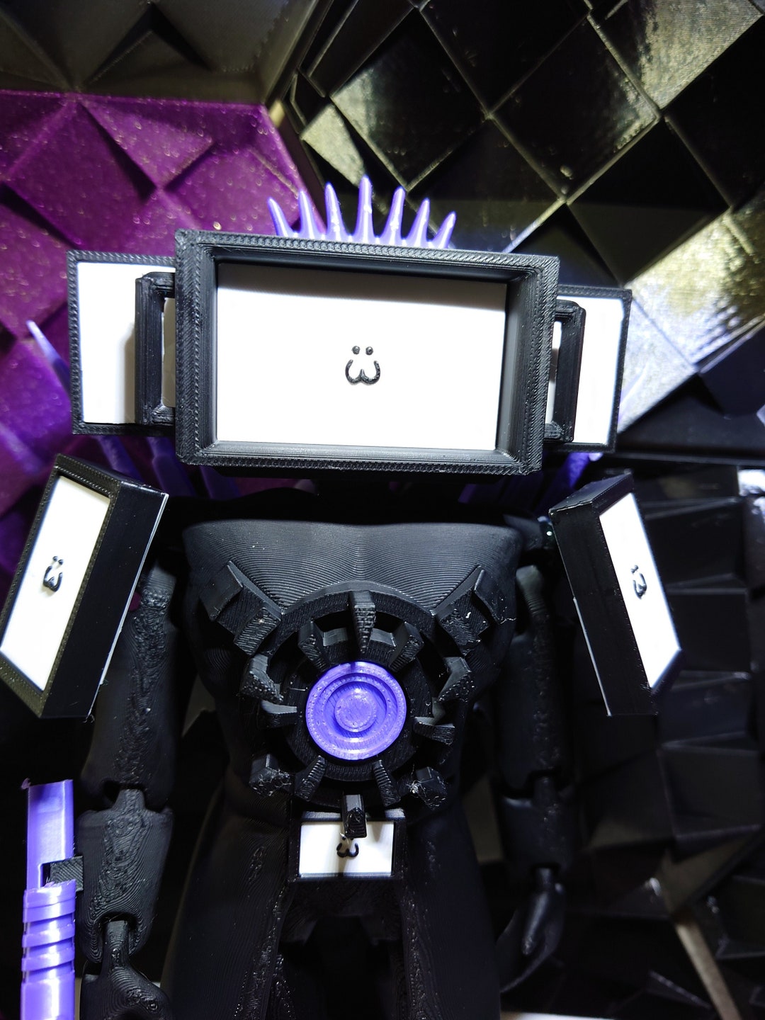 Skibidi Toilet Mega Titan TV Man | Articulated Toy - Etsy