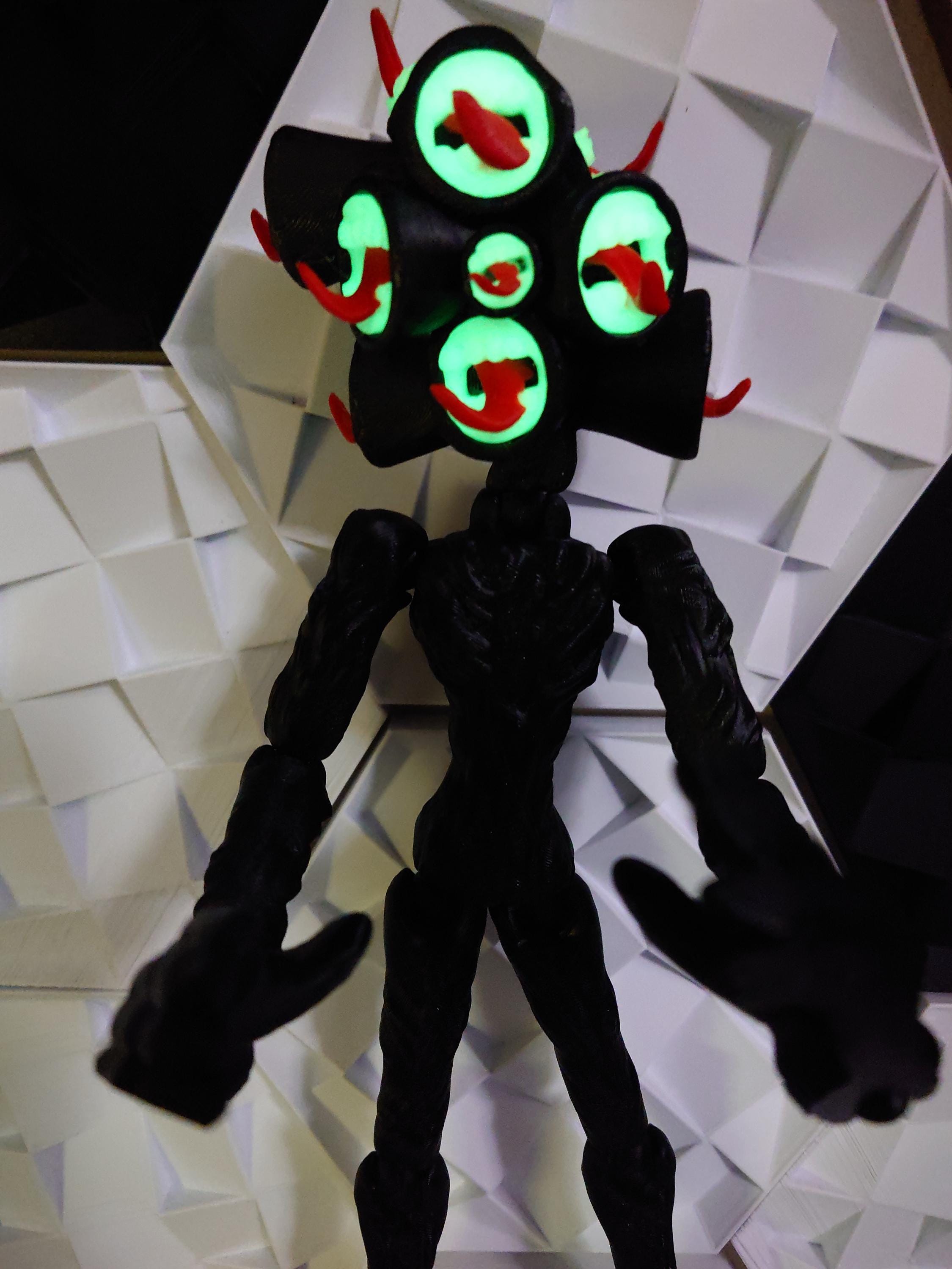 Dark Sirens Head Doll: Glow-in-the-dark Nightmare Edition With LED - Etsy