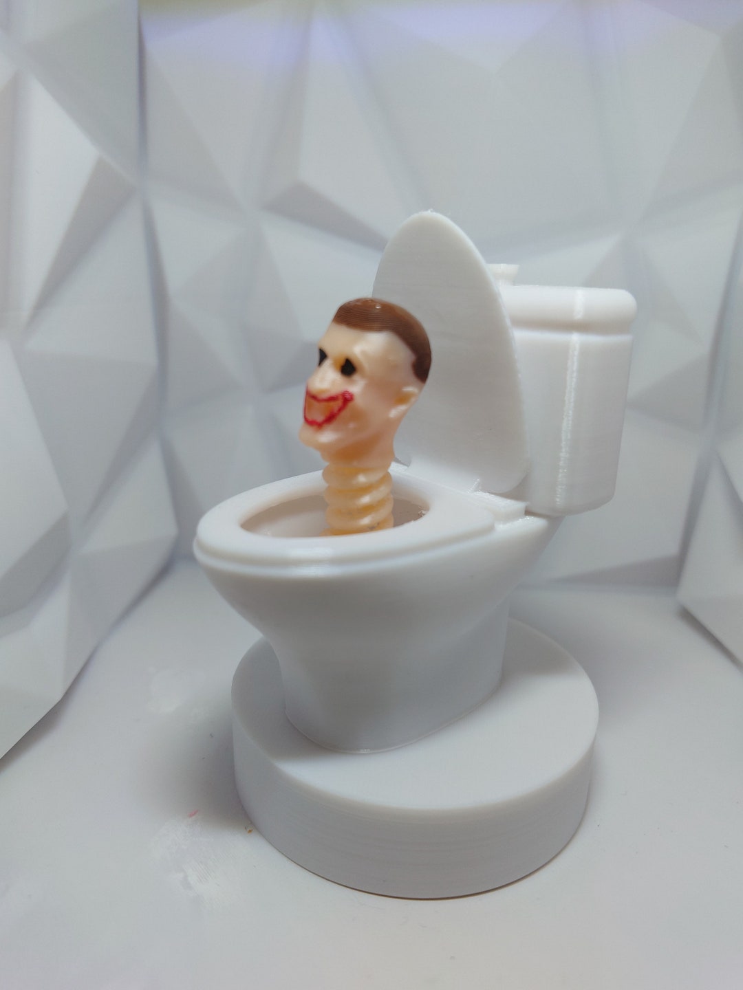 Skibidi Toilet - Jumping Head Glow in the Dark - Etsy