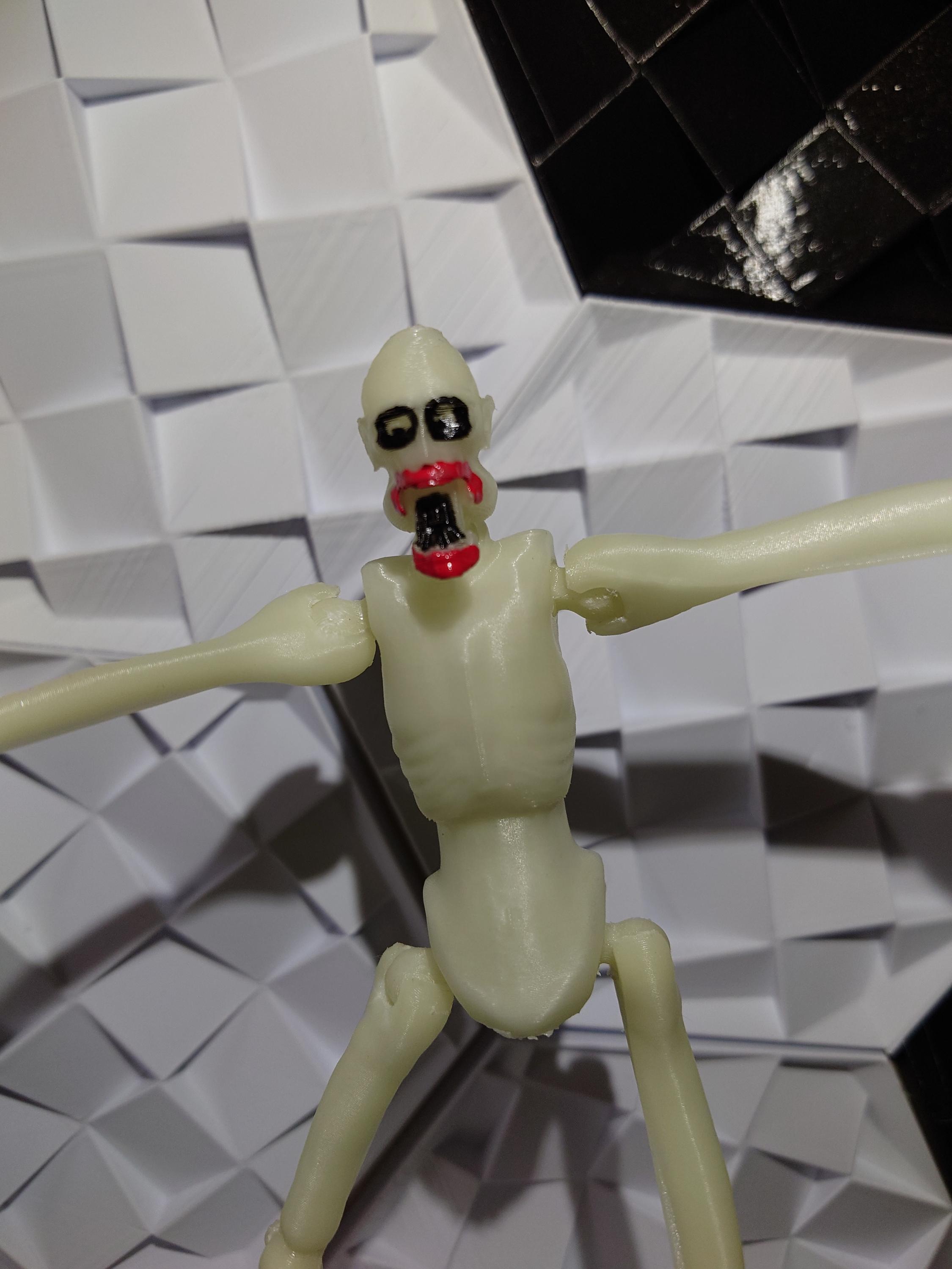 Trevor Henderson SCP - 096 Modest, Shy - Articulated Glow in the Dark ...