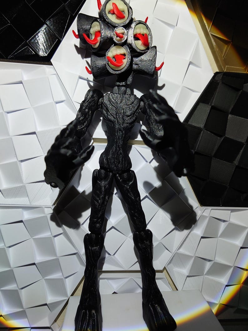 Dark Sirens Head Doll: Glow-in-the-dark Nightmare Edition With LED - Etsy