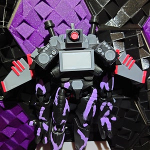 Infected Tri Titan Articulated | Skibidi Toilet 27cm or 11inch - Etsy