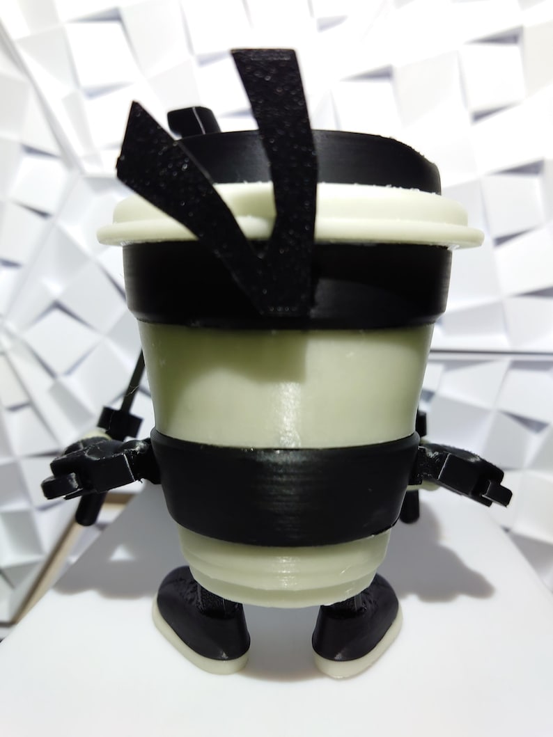Cappuccino Assassino Figurine: 3D Printed Glow-in-the-dark Desk Toy - Etsy