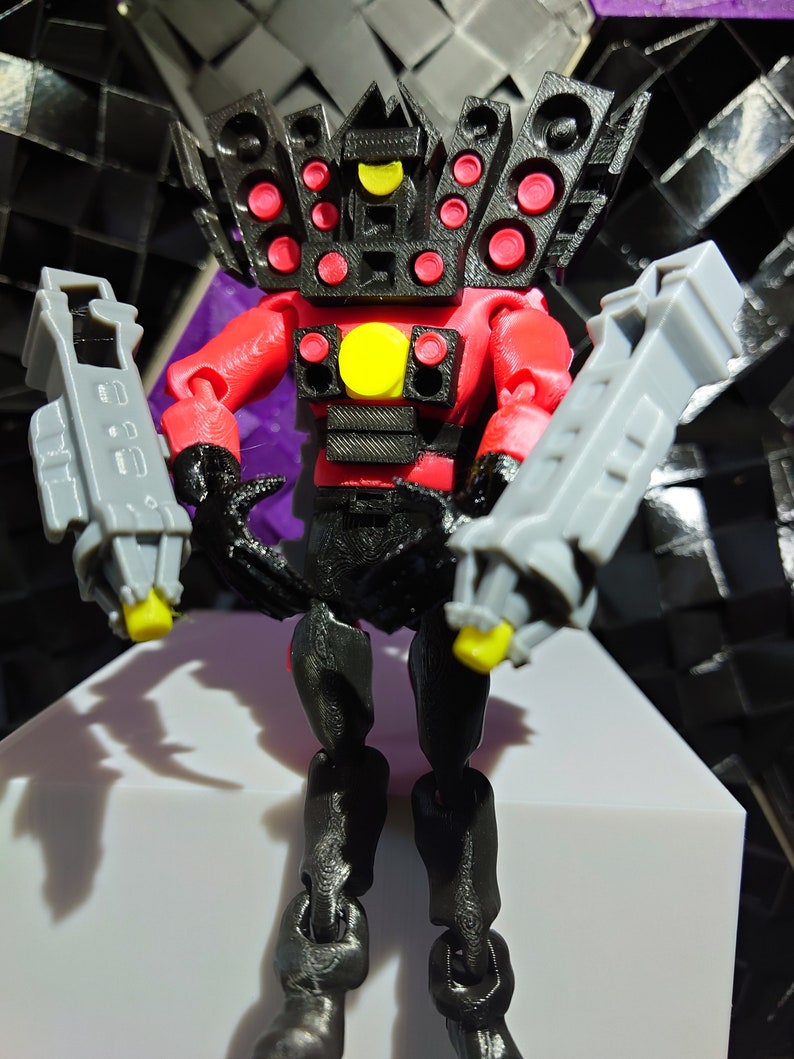 Mega Titan Speaker Man Articulated | Skibidi Toilet 17cm or 7inch ...