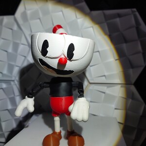 Cuphead Fidget Desk Toy, Arms and Head Articulated, 20cm Tall - Etsy