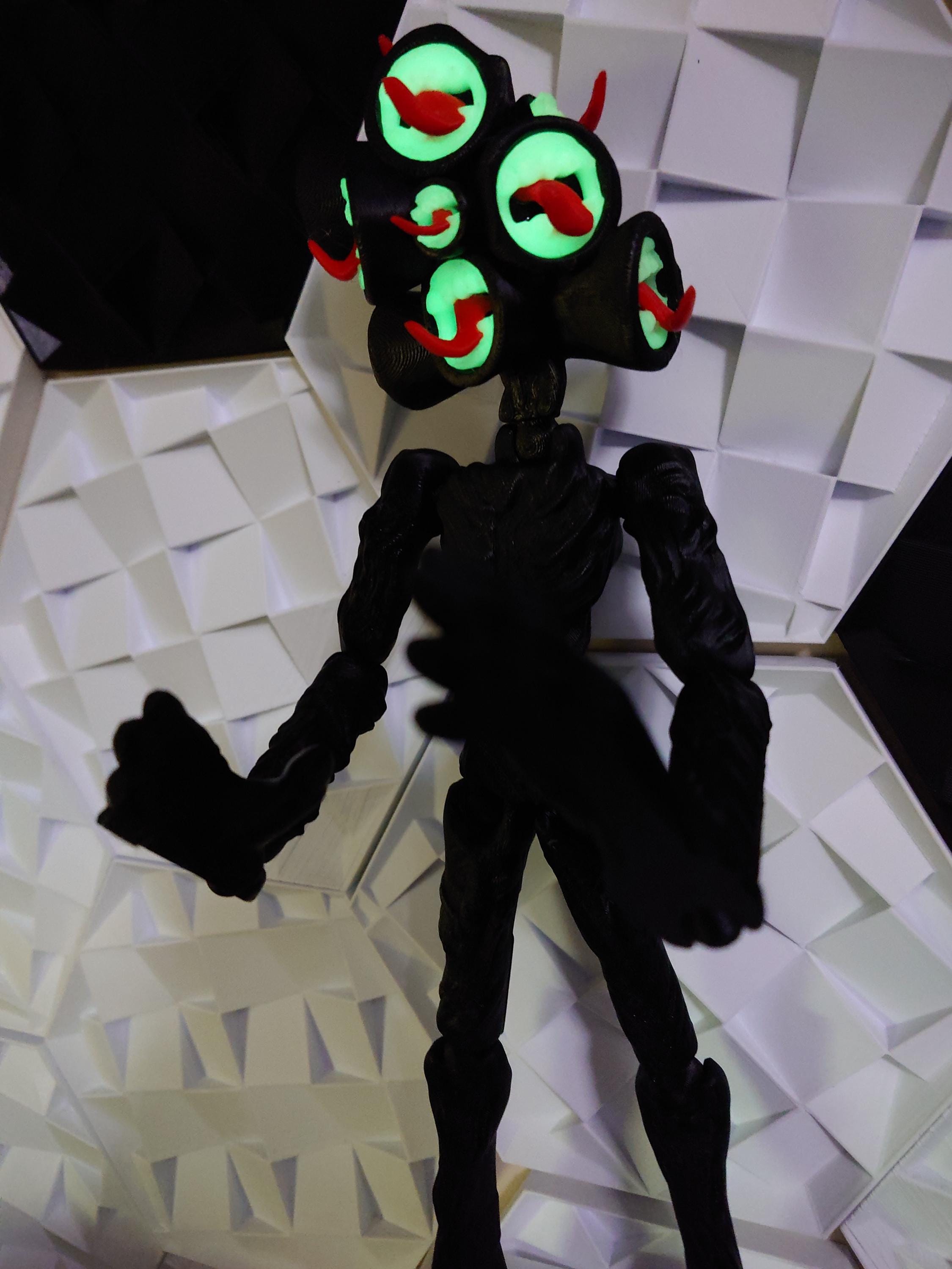 Dark Sirens Head Doll: Glow-in-the-dark Nightmare Edition With LED - Etsy