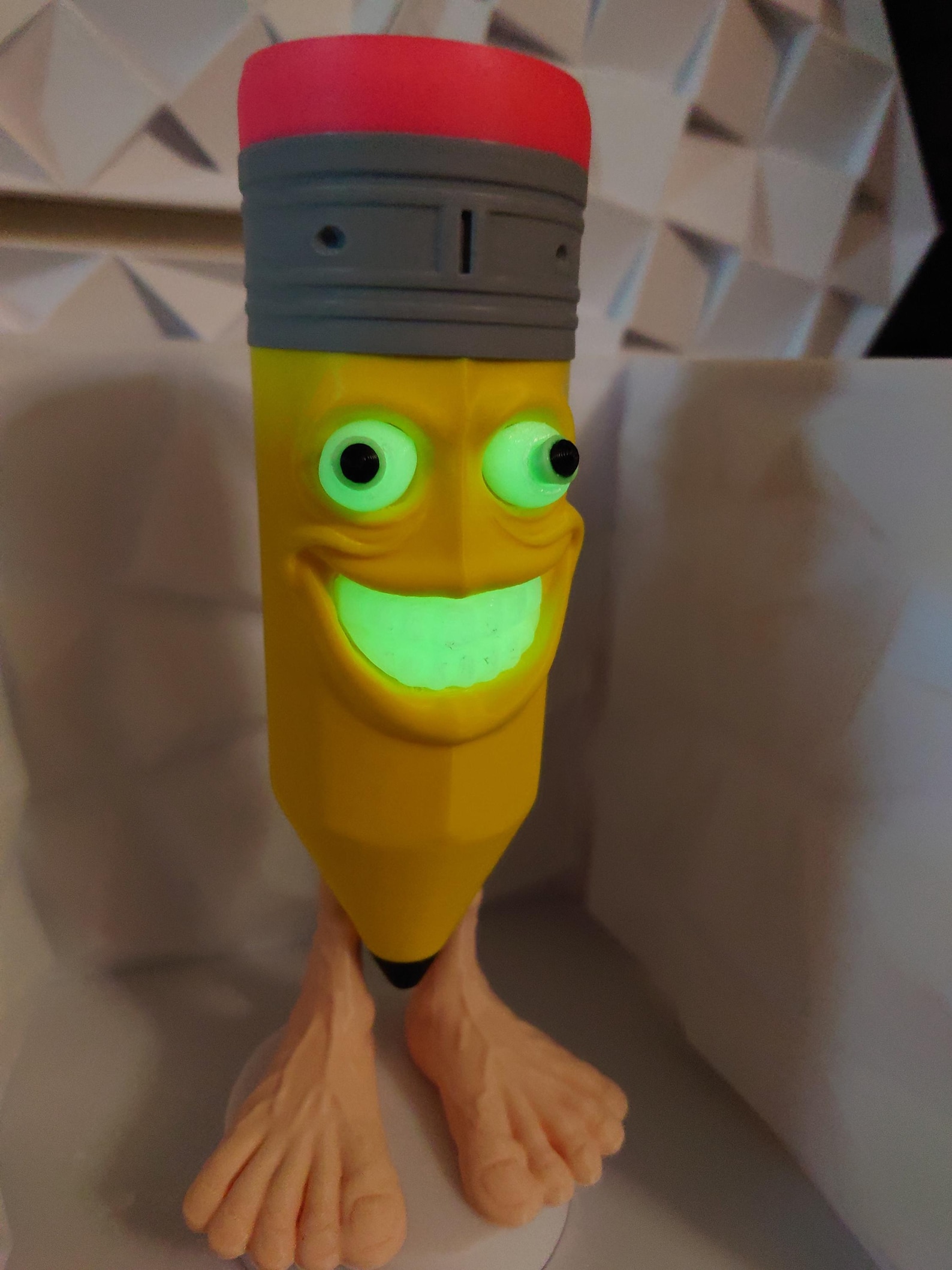 Pak Rahmat Mamar Figurine – 3D Printed Desk Toy Glow in the Dark Over 8 ...
